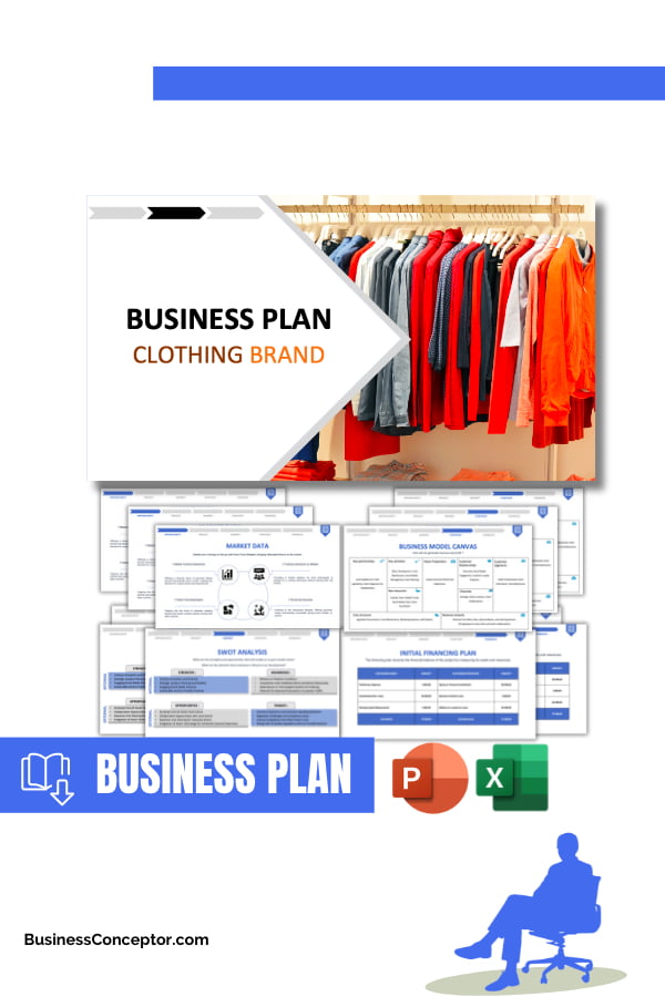 Download Clothing Brand Business Plan PPT Excel Download Clothing Brand Business Plan PPT Excel