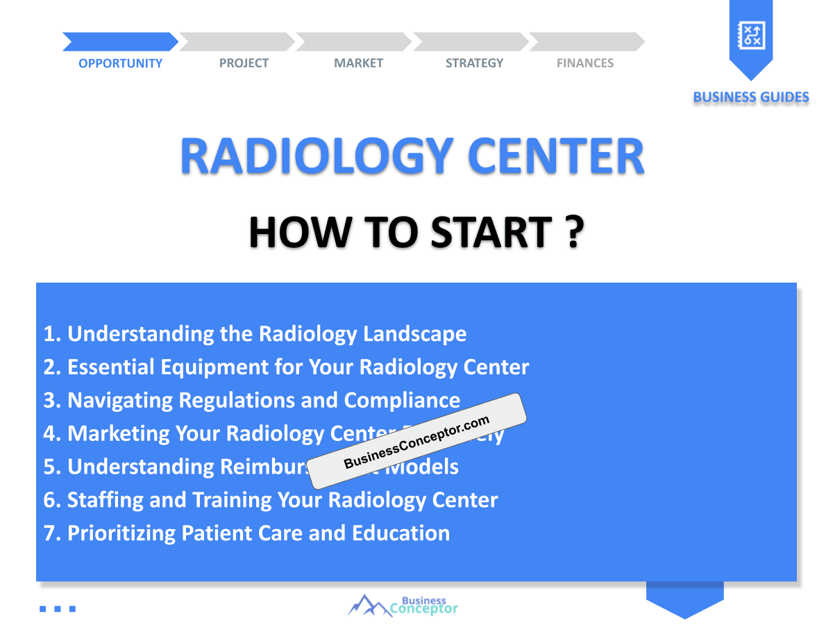 Starting a Radiology Center: The Complete Guide with Examples