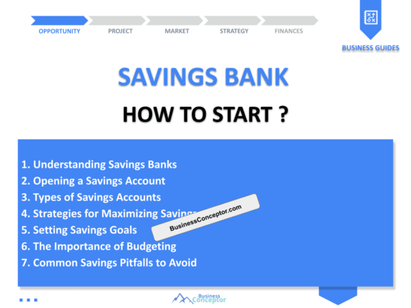 How to Create a Savings Bank: Complete Guide and Examples