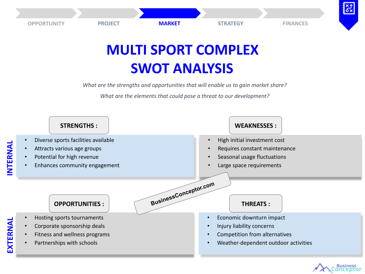 SWOT Analysis for Multi Sport Complex: Achieving Market Success ...
