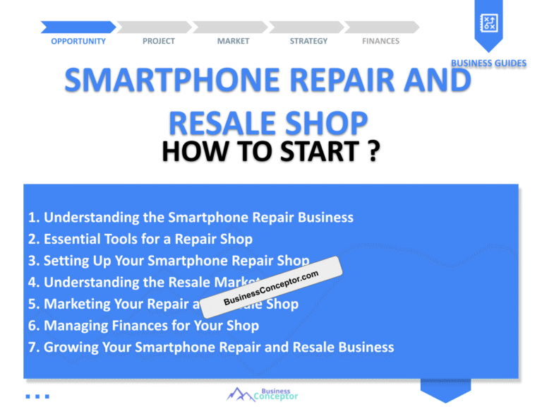 Launching a Smartphone Repair And Resale Shop: A Complete Guide with Practical Examples