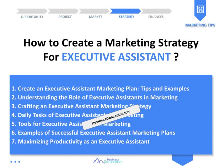 Create an Executive Assistant Marketing Plan: Tips and Examples