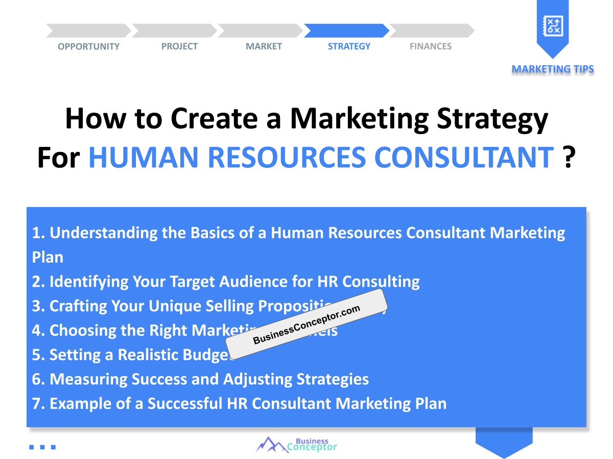 Crafting a Marketing Plan for Your Human Resources Consultant Business ...