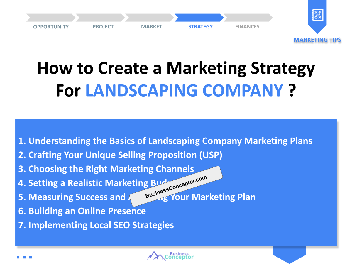 Start Your Landscaping Company Marketing Plan with This Example