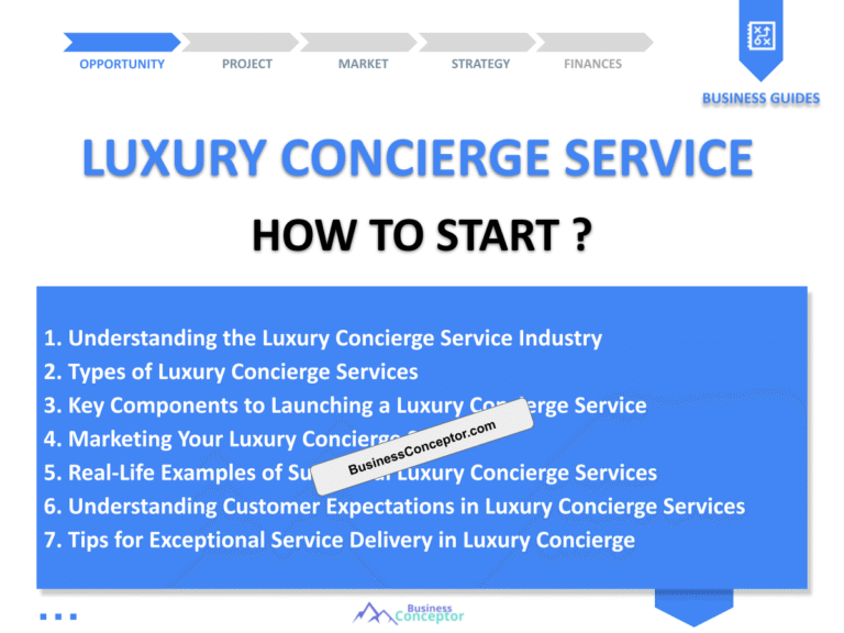 Comprehensive Guide to Launching a Luxury Concierge Service: Tips and ...