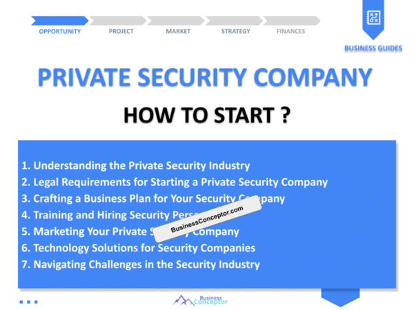 Comprehensive Guide to Launching a Private Security Company: Tips and ...