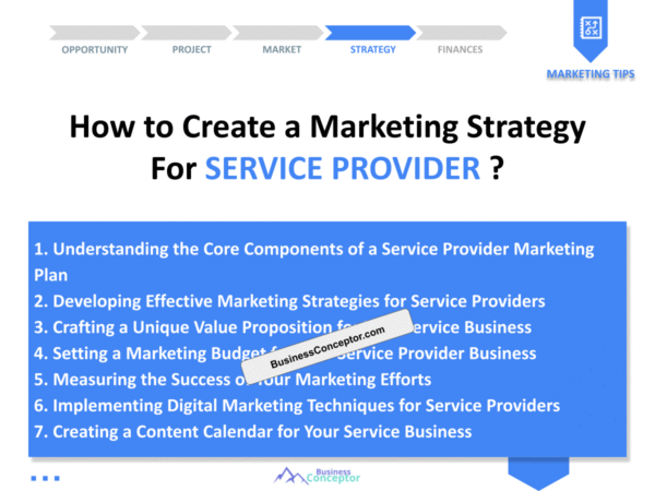 Create a Marketing Plan for Your Service Provider Business (+ Example)