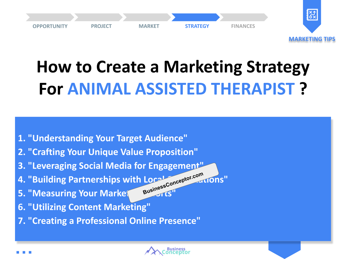 Building a Marketing Plan for Your Animal Assisted Therapy Business ...