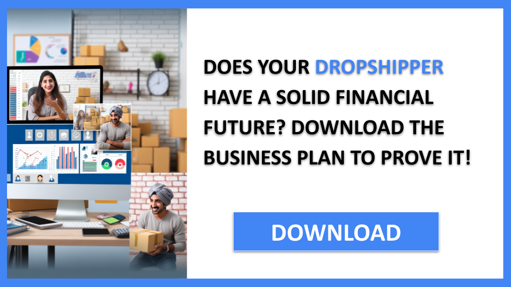 Dropshipper Financial Plan: Step-by-Step Guide with Template