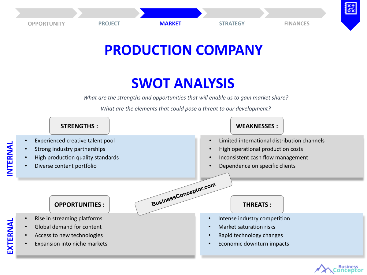 Production Company SWOT Analysis Insights
